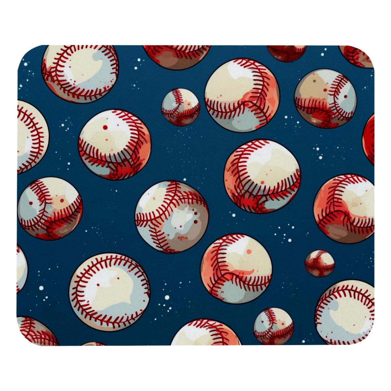 Baseball Mouse Pad, Personality Design Rubber Base for Office Decor for ...