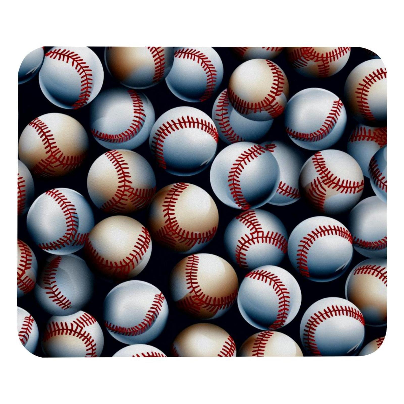 Baseball Mouse Pad, Personality Design Rubber Base for Office Decor for ...