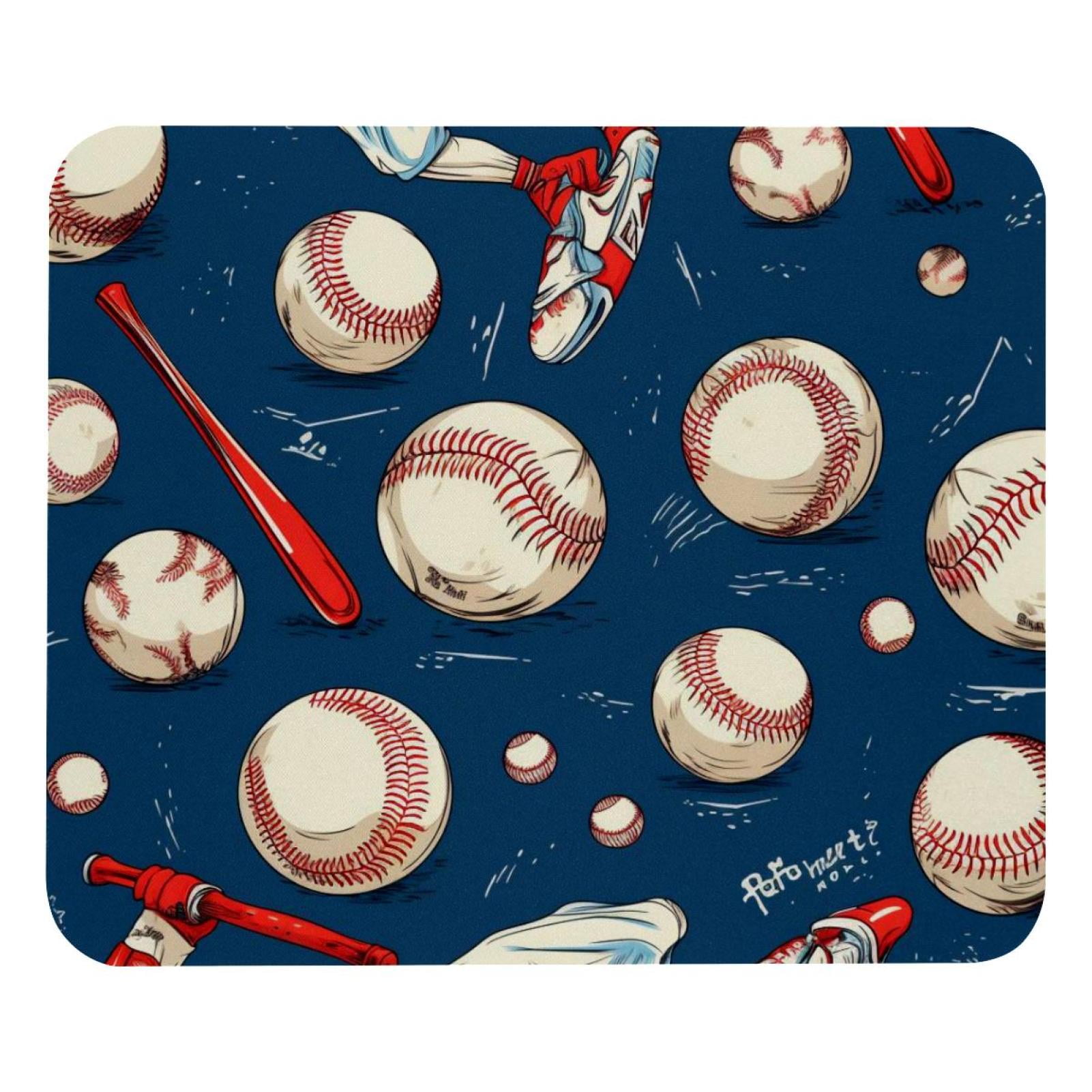 Baseball Mouse Pad, Personality Design Rubber Base for Office Decor for ...