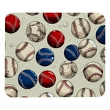 Baseball Mouse Pad, Personality Design Rubber Base for Office Decor for ...