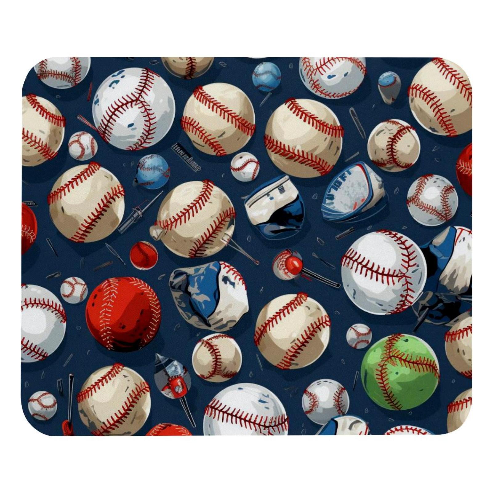 Baseball Mouse Pad, Personality Design Rubber Base for Office Decor for ...