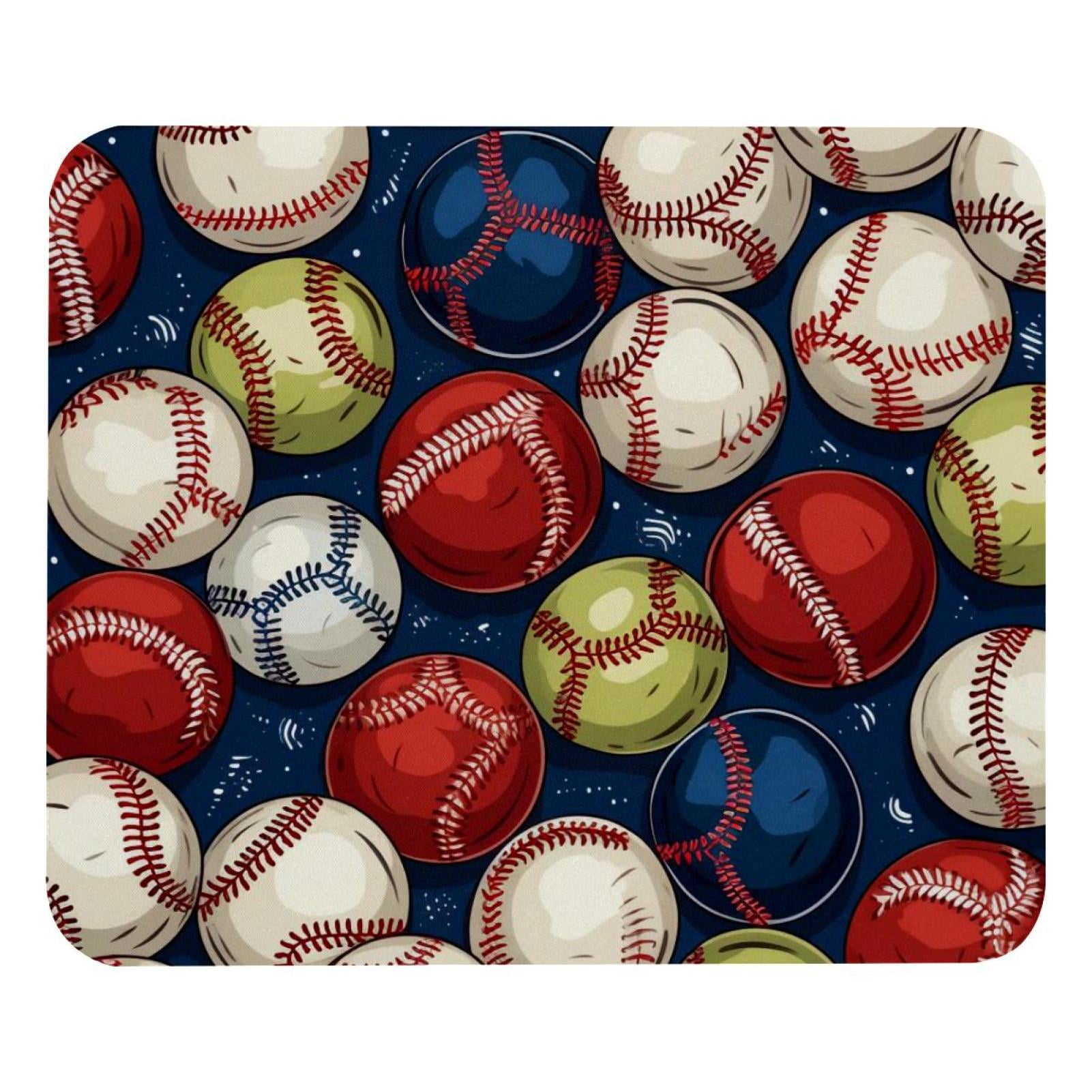 Baseball Mouse Pad, Personality Design Rubber Base for Office Decor for ...