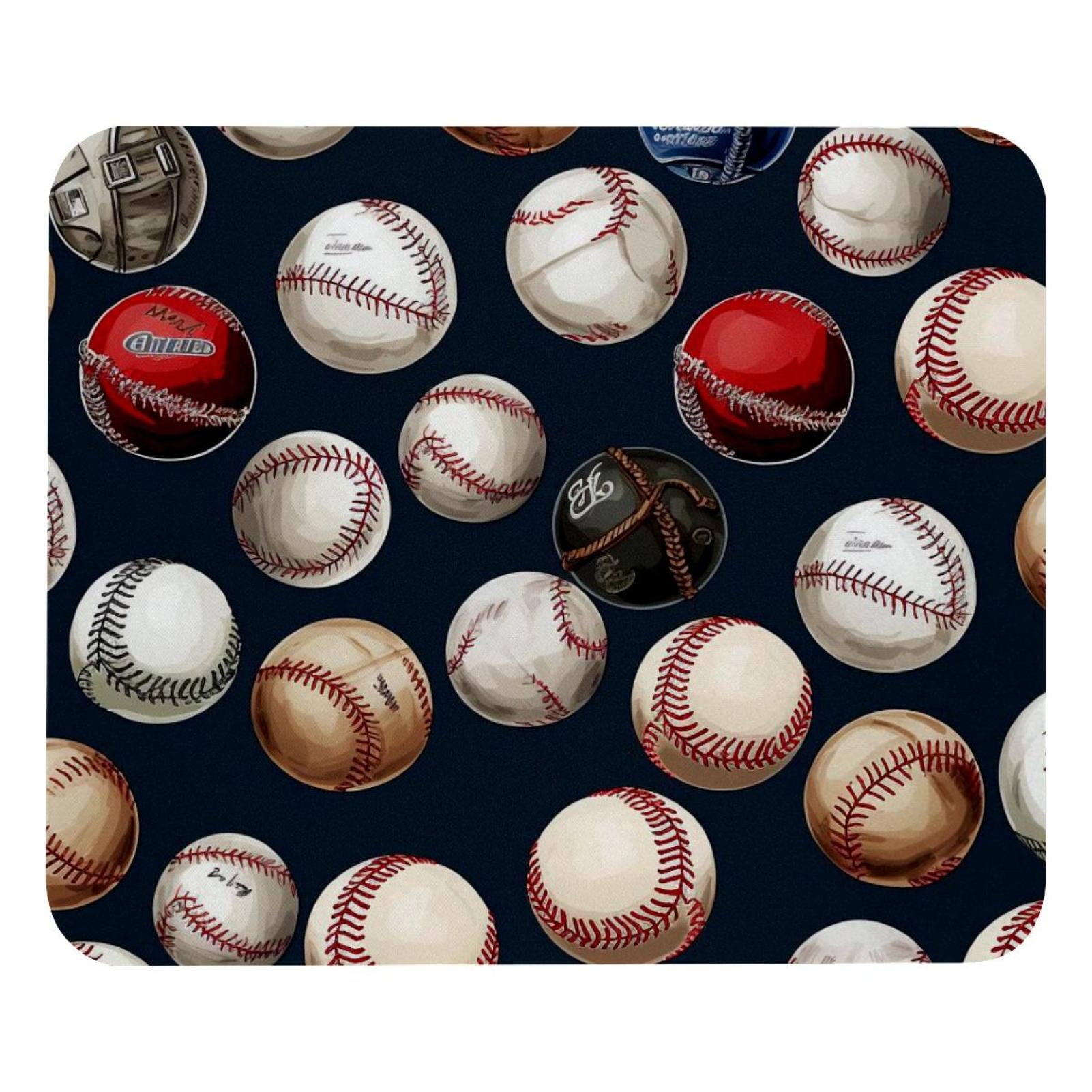 Baseball Mouse Pad for Wireless Mouse Home Office Desk Laptop with ...