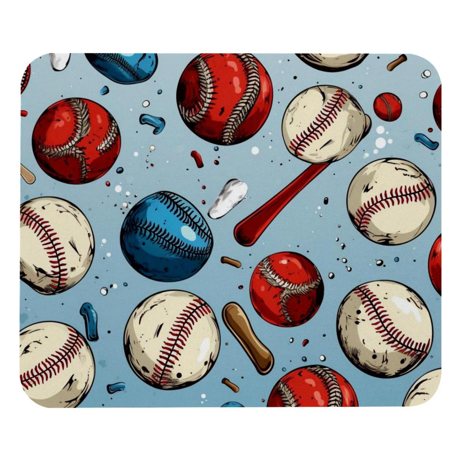 Baseball Mouse Pad for Wireless Mouse Home Office Desk Laptop with ...
