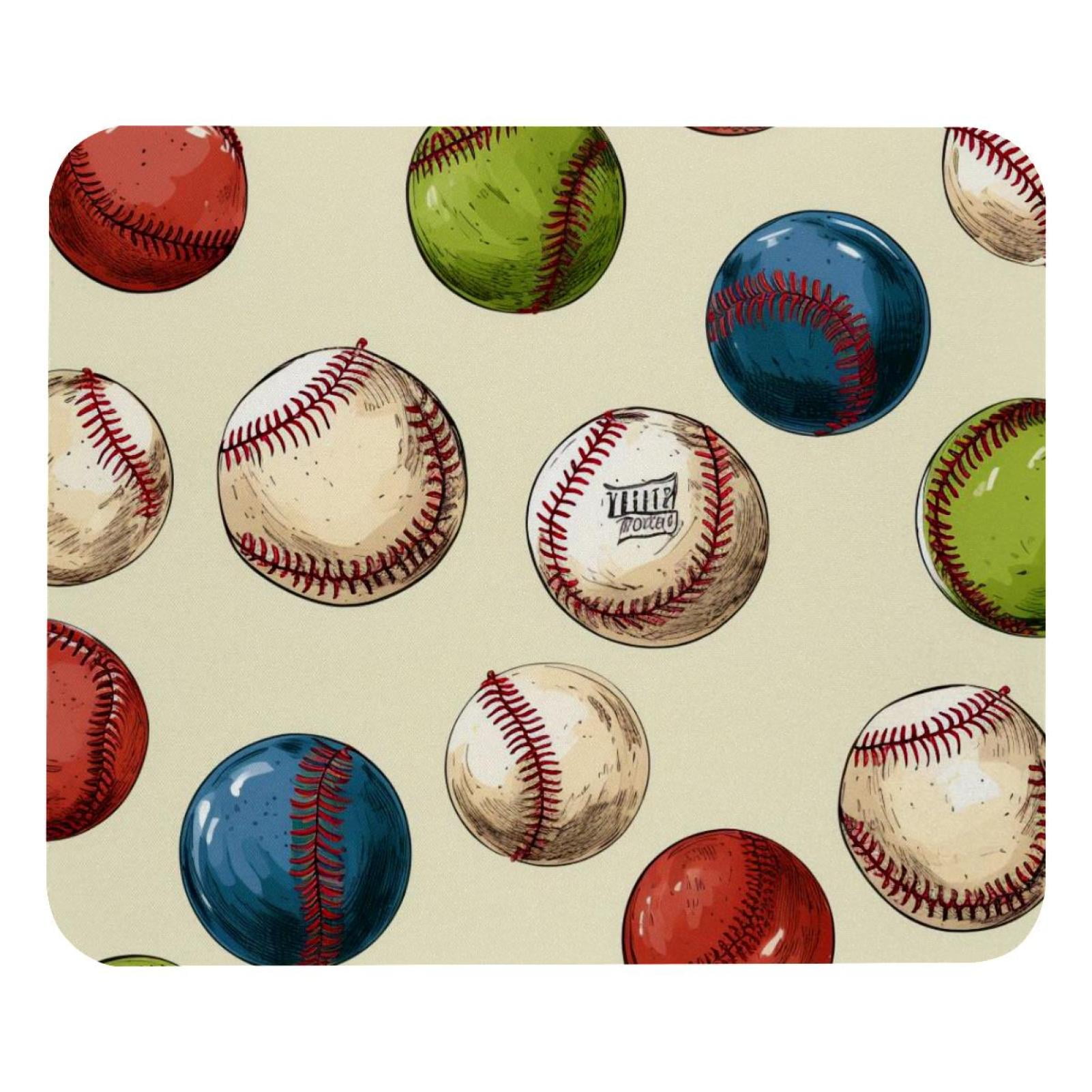 Baseball Mouse Pad for Wireless Mouse Home Office Desk Laptop with ...
