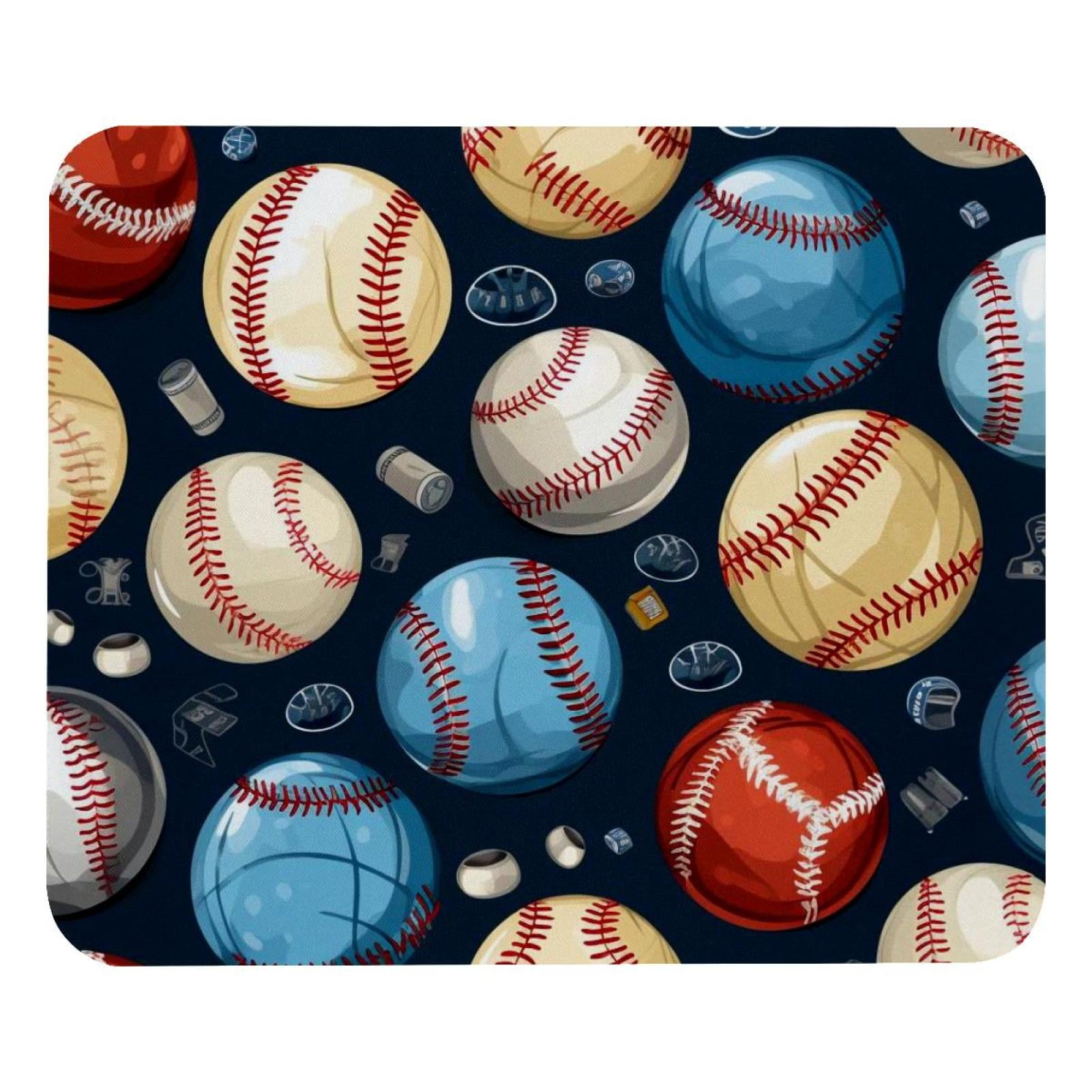 Baseball Mouse Pad for Wireless Mouse Home Office Desk Laptop with ...