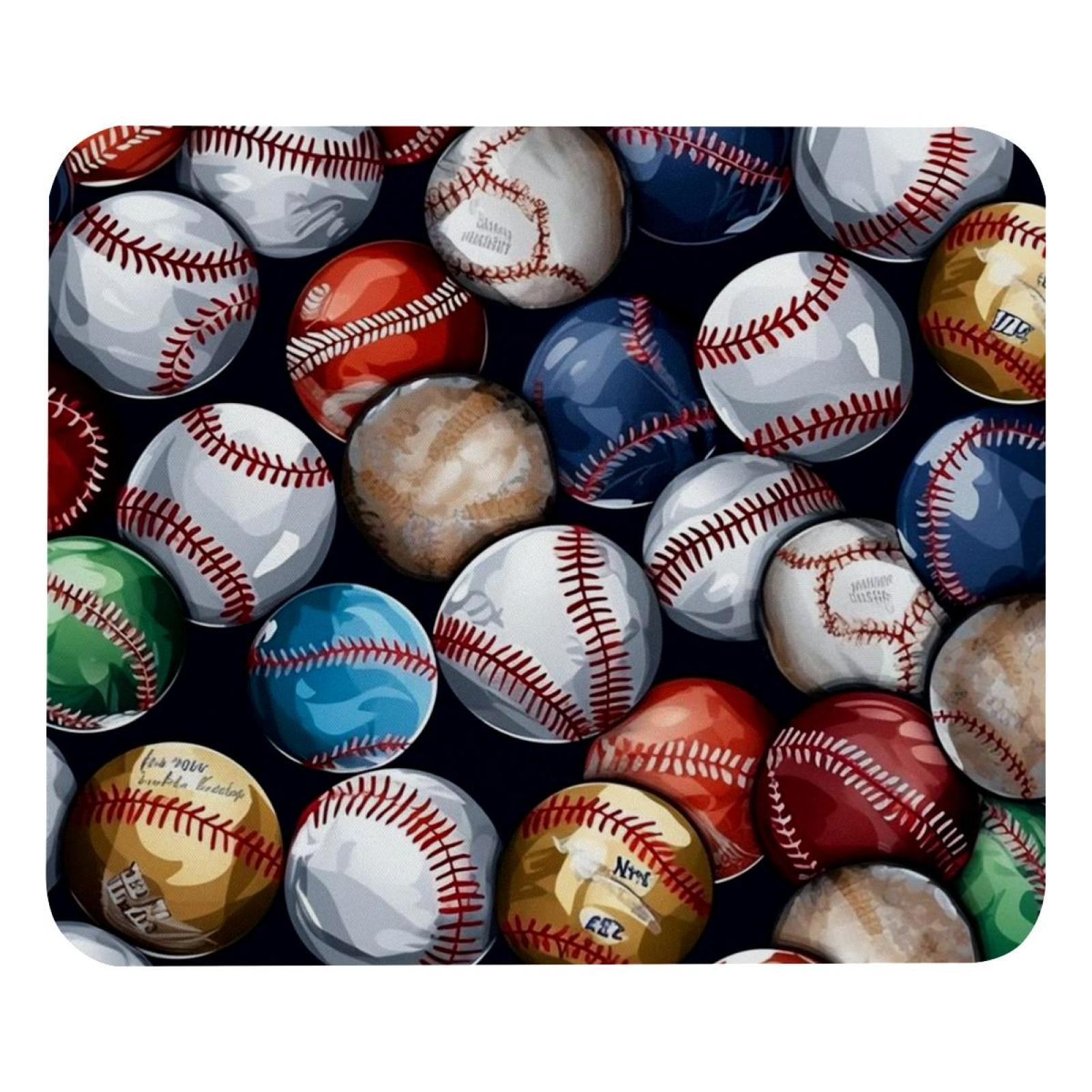 Baseball Mouse Pad for Wireless Mouse Home Office Desk Laptop with ...