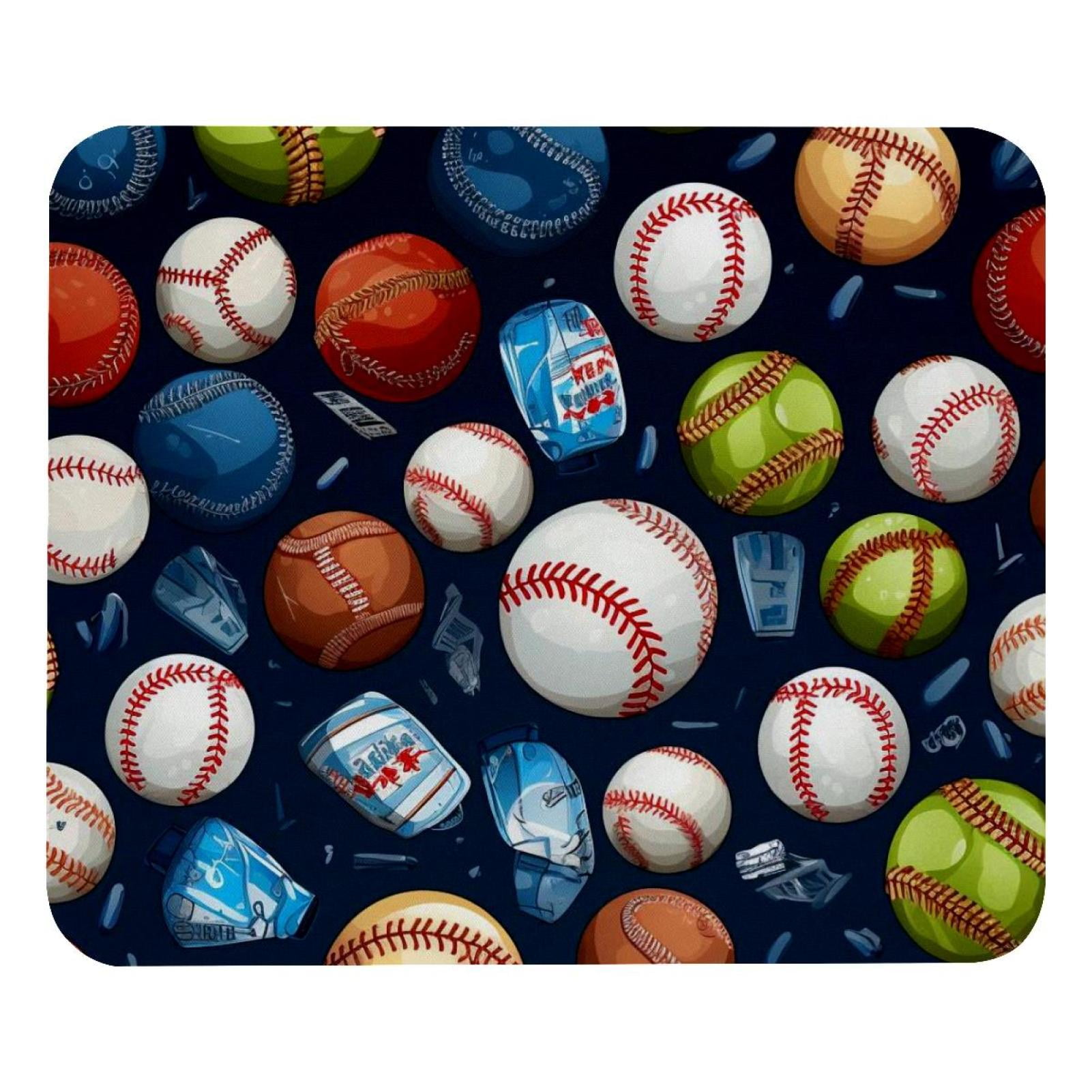 Baseball Mouse Pad for Wireless Mouse Home Office Desk Laptop with ...