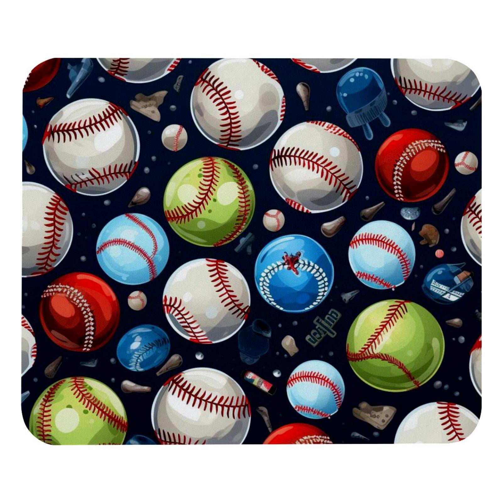 Baseball Mouse Pad for Wireless Mouse Home Office Desk Laptop with ...