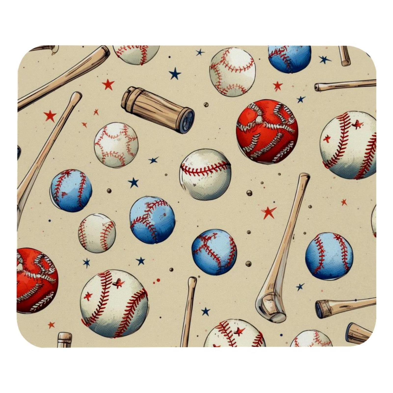 Baseball Mouse Pad for Wireless Mouse Home Office Desk Laptop with ...