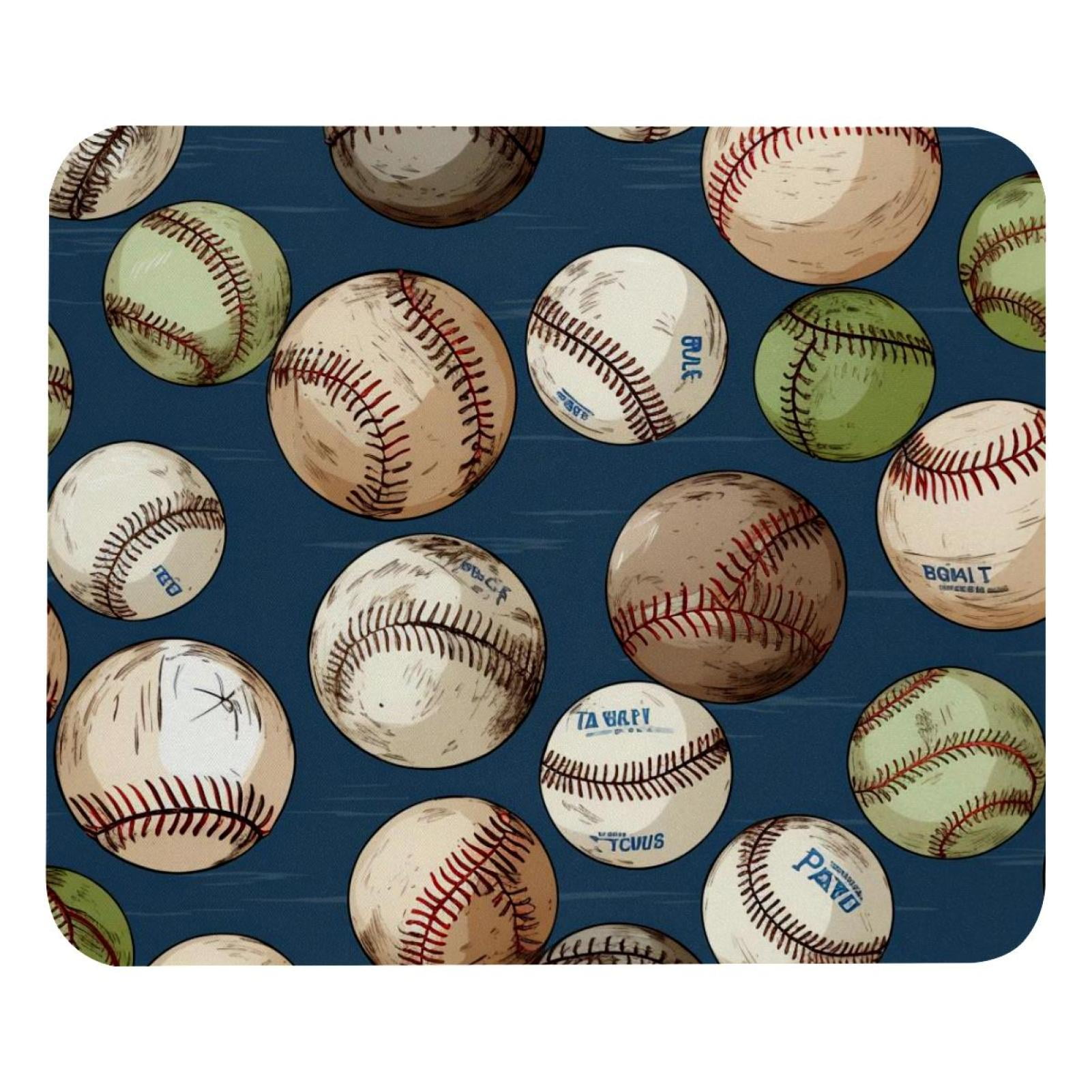 Baseball Mouse Pad for Wireless Mouse Home Office Desk Laptop with ...