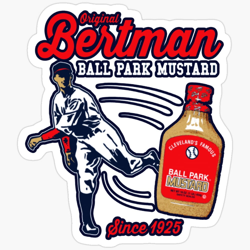 The Baseball Mustard And Sticker Sticker Baseball Sticker, Football ...