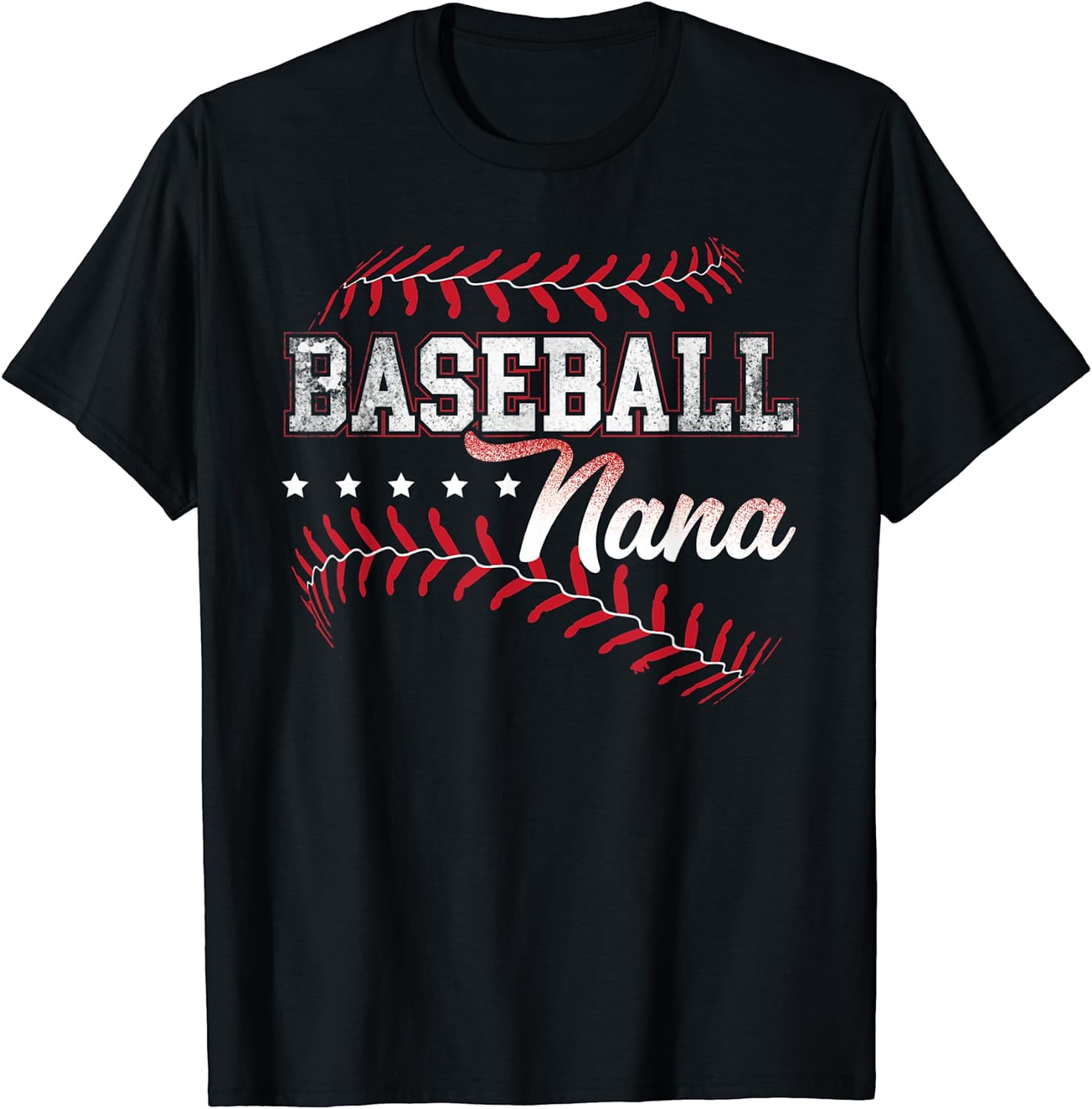 Baseball Nana T-Shirt Baseball Grandma Gift Shirts - Walmart.com