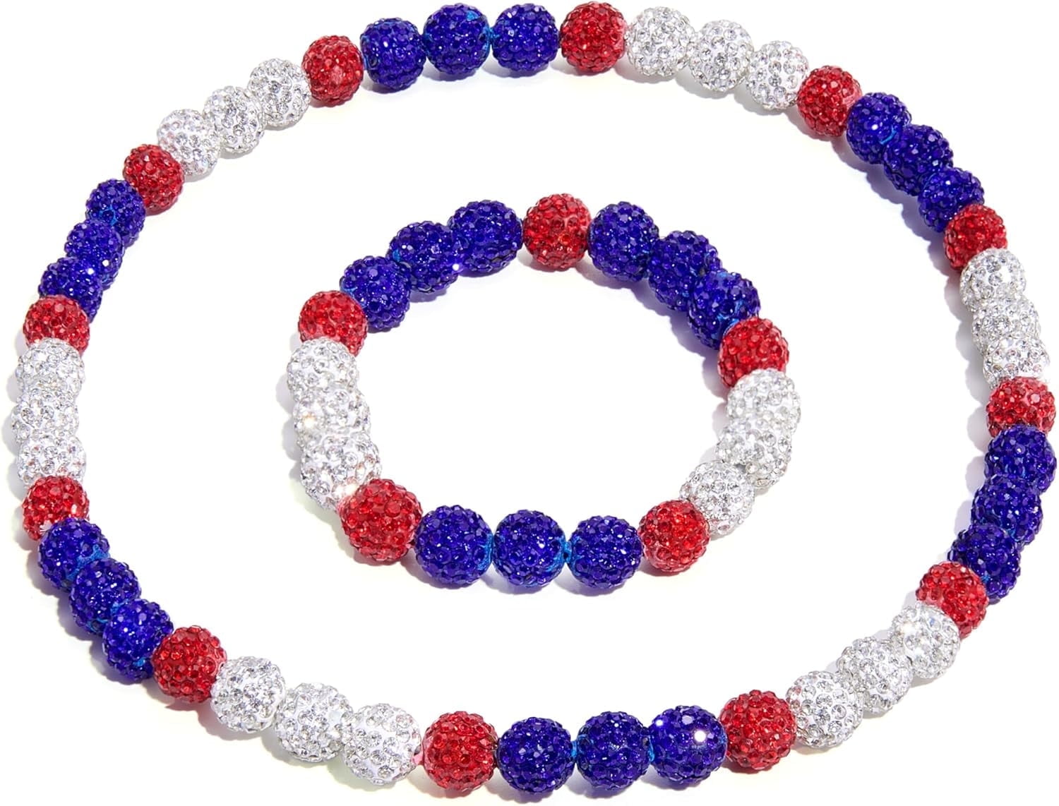 Baseball Necklace 18 Inch Baseball Chain and Bracelet Set Beaded ...