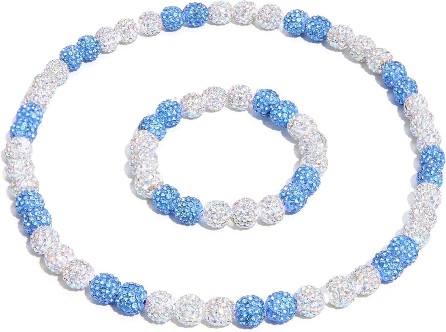 Baseball Necklace 18 Inch Baseball Chain and Bracelet Set Beaded ...