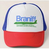 Baseball Net Back Cap Mesh Multiple Colors with Braniff Logos - Walmart.com