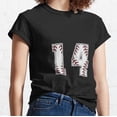 Baseball Number 14 Classic T-shirt - Walmart.com