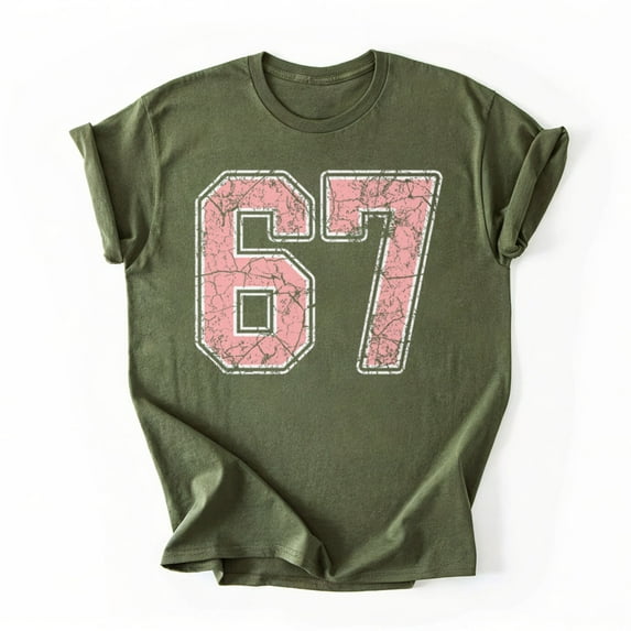 Baseball Number 67 Jersey Player Uniform #67 Fan T-Shirt, Multicolors ...