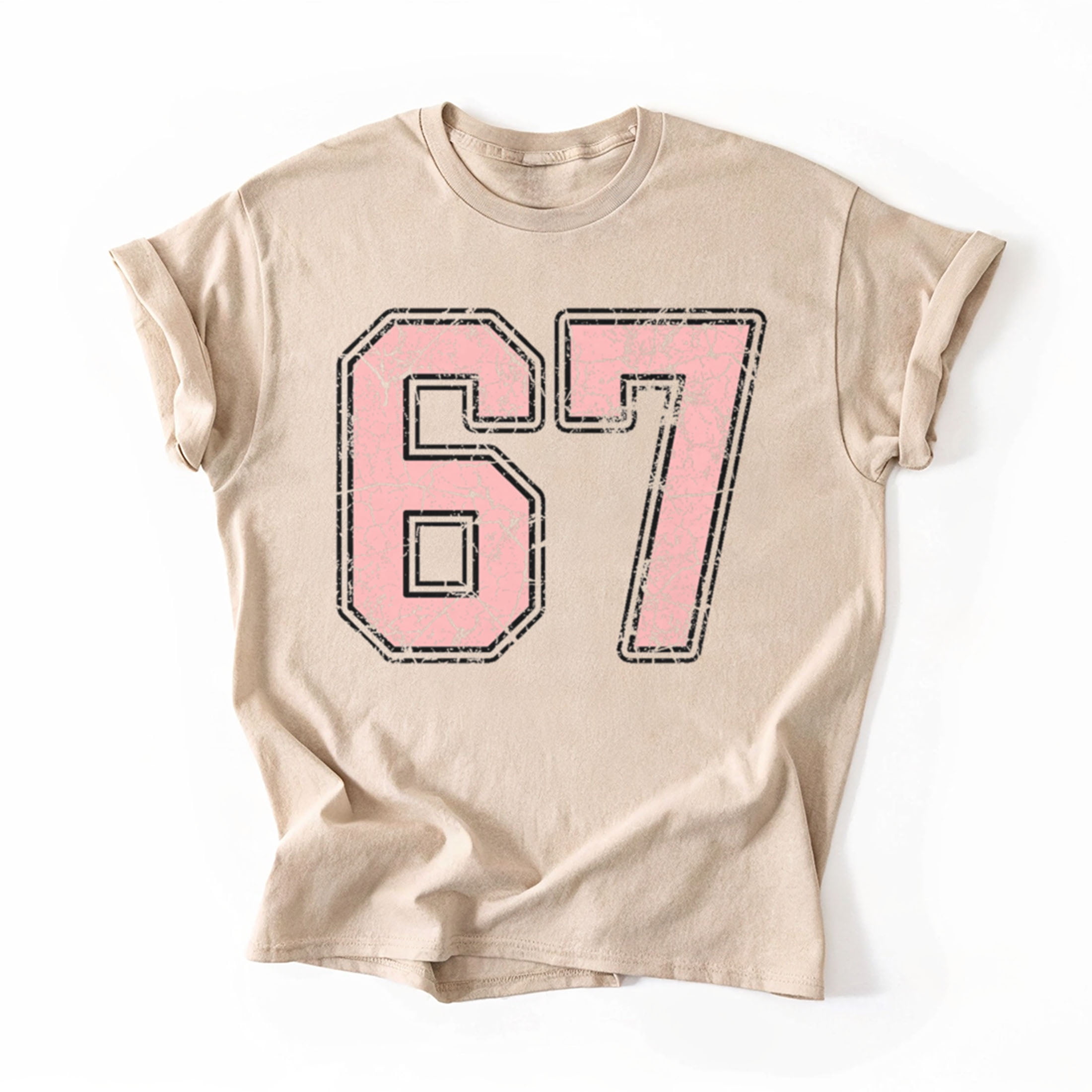 Baseball Number 67 Jersey Player Uniform #67 Fan T-Shirt, Multicolors ...