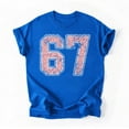 Baseball Number 67 Jersey Player Uniform #67 Fan T-Shirt, Multicolors ...