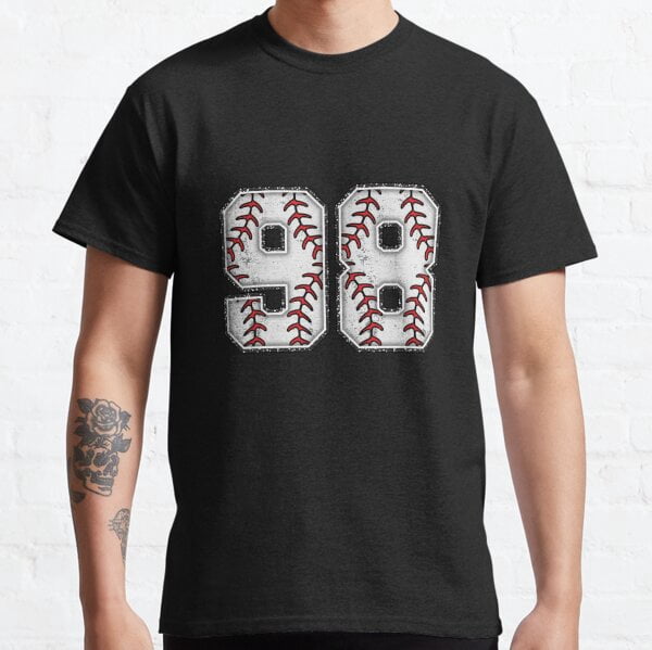 Baseball Number 98 Classic T-shirt - Walmart.com