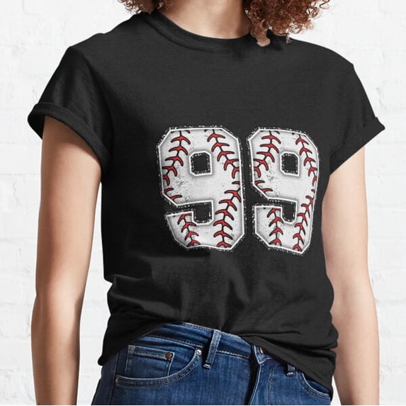 Baseball Number 99 Classic T-shirt - Walmart.com