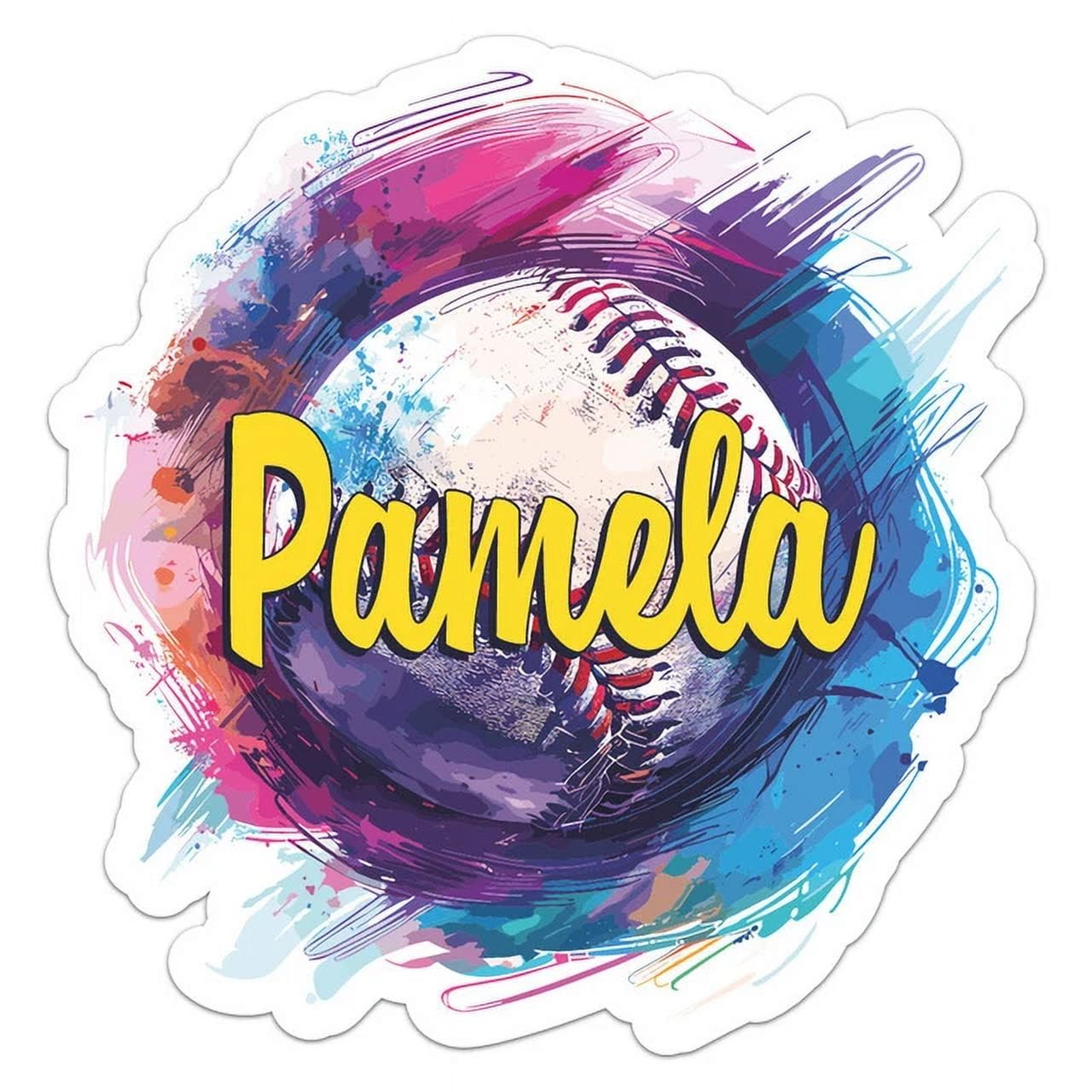 Baseball Pamela Sticker Phone Decal Water Bottle Stickers Car Decals ...