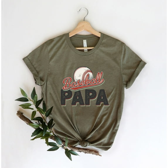 Baseball Papa Shirt, shirt for baseball Grandpa, Gift for Grandpa ...