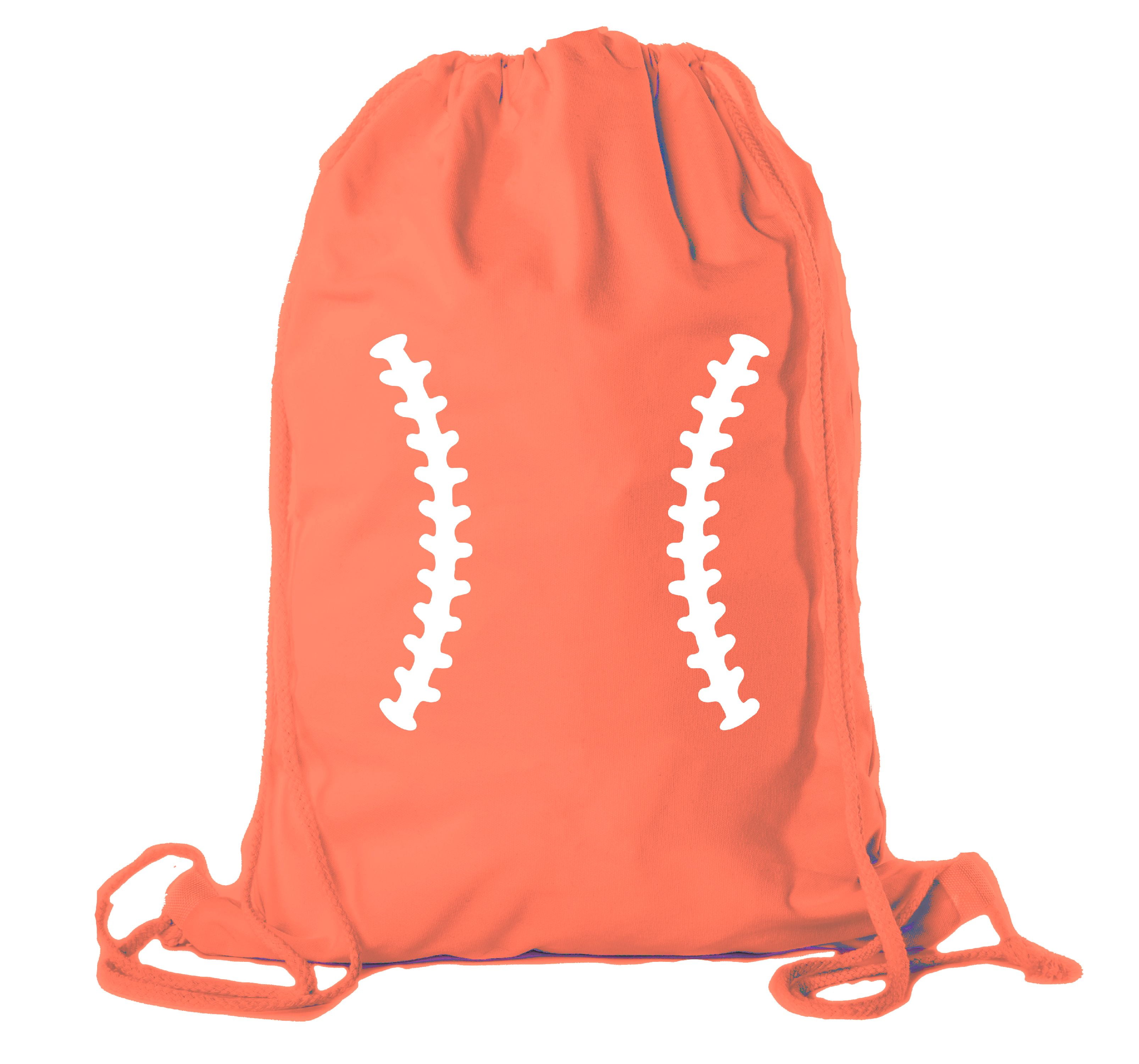 Baseball Party Bags | Baseball Cotton Drawstring Cinch Backpacks for ...