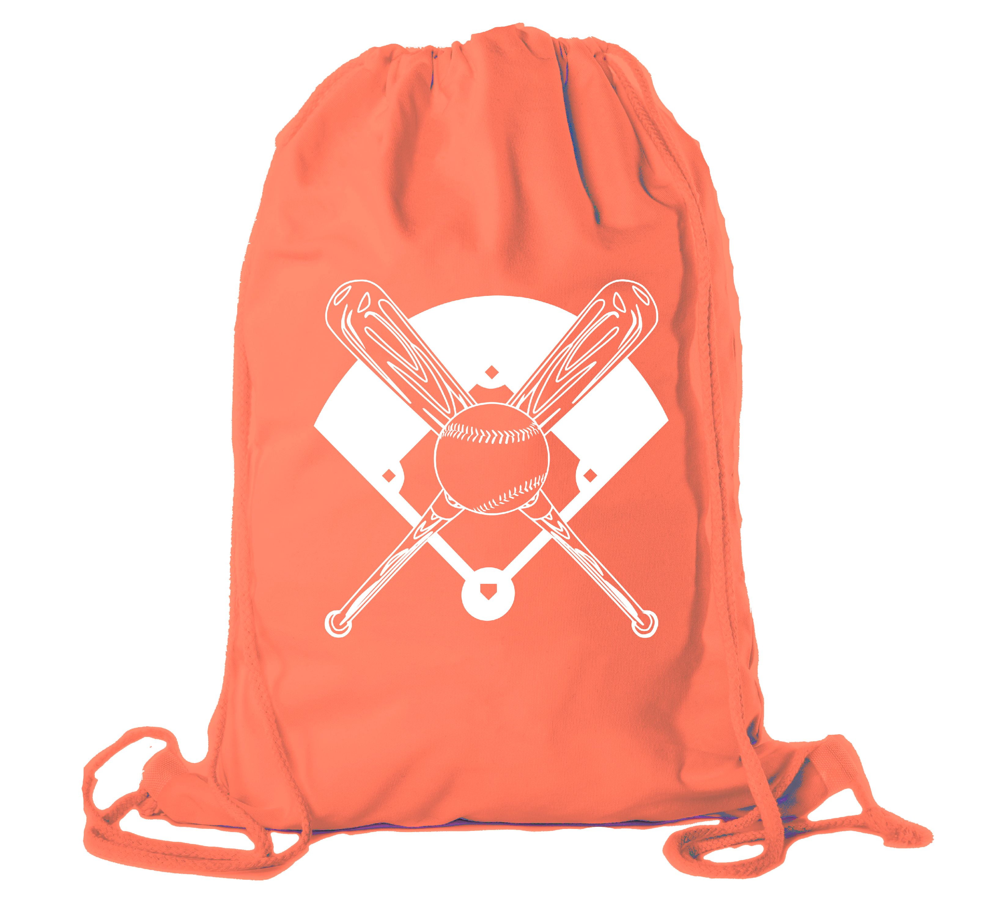 Baseball Party Bags | Baseball Cotton Drawstring Cinch Backpacks for ...