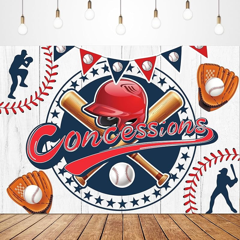 Baseball Party Decorations Backdrop for Photography Baseball ...