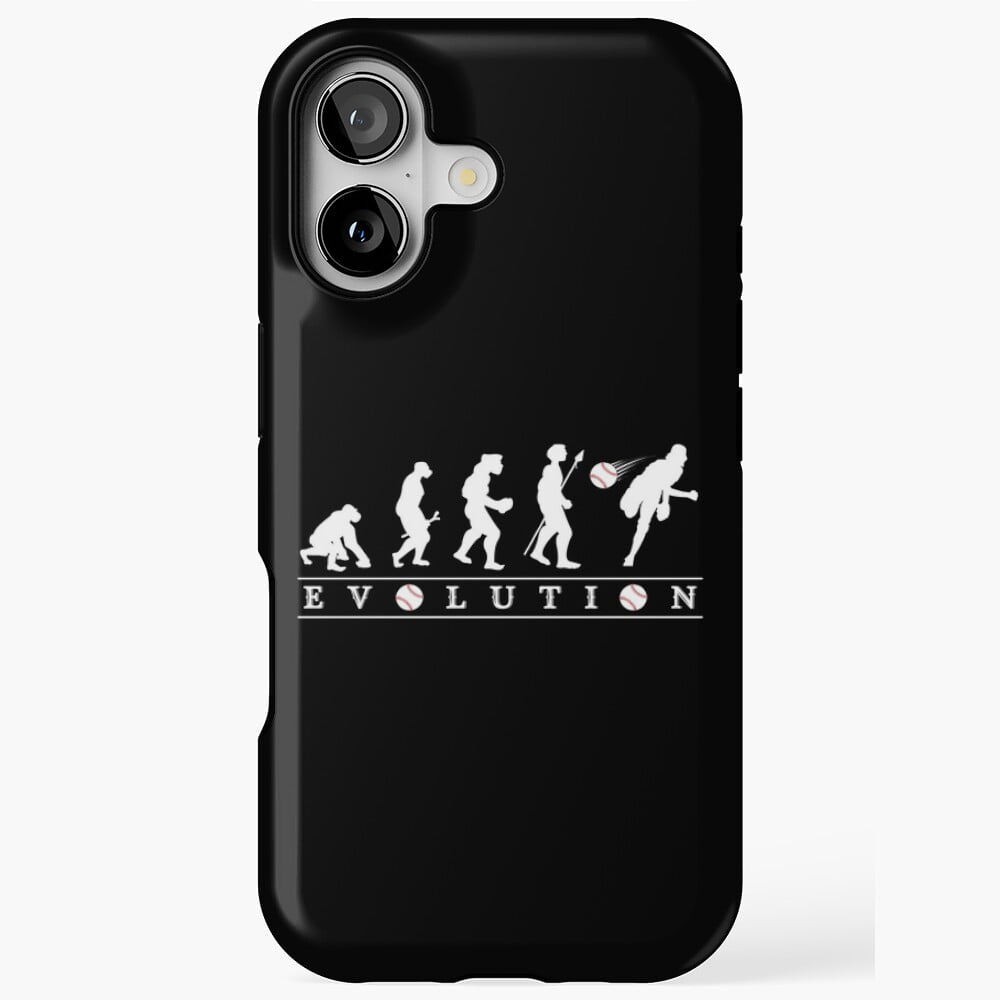 Baseball Pitcher Evolution Funny Gift For Fans Phone Case for iPhone 17 ...