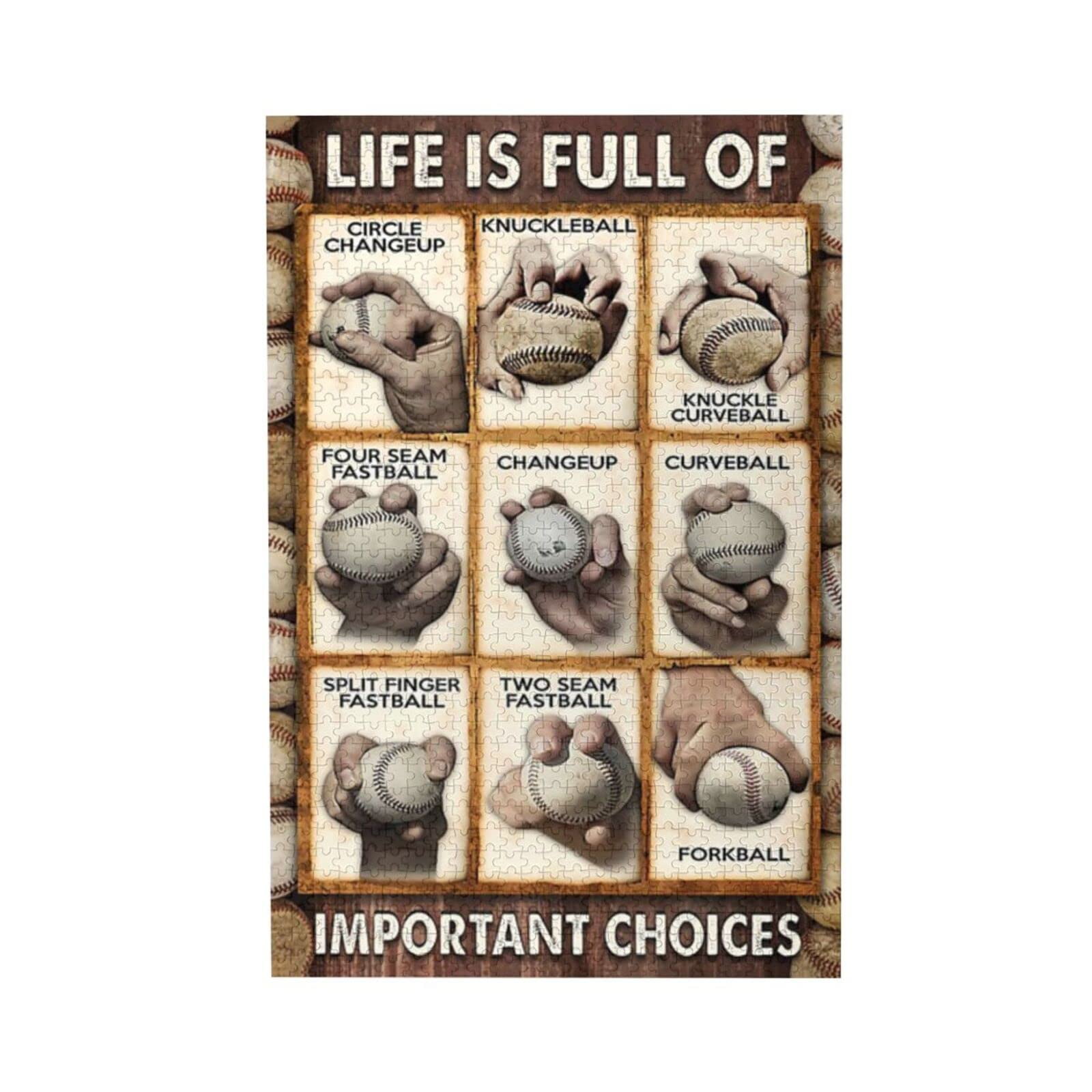 Baseball Pitching Grips Cheat EC36 Sheet 500 Pieces Jigsaw Puzzles for ...