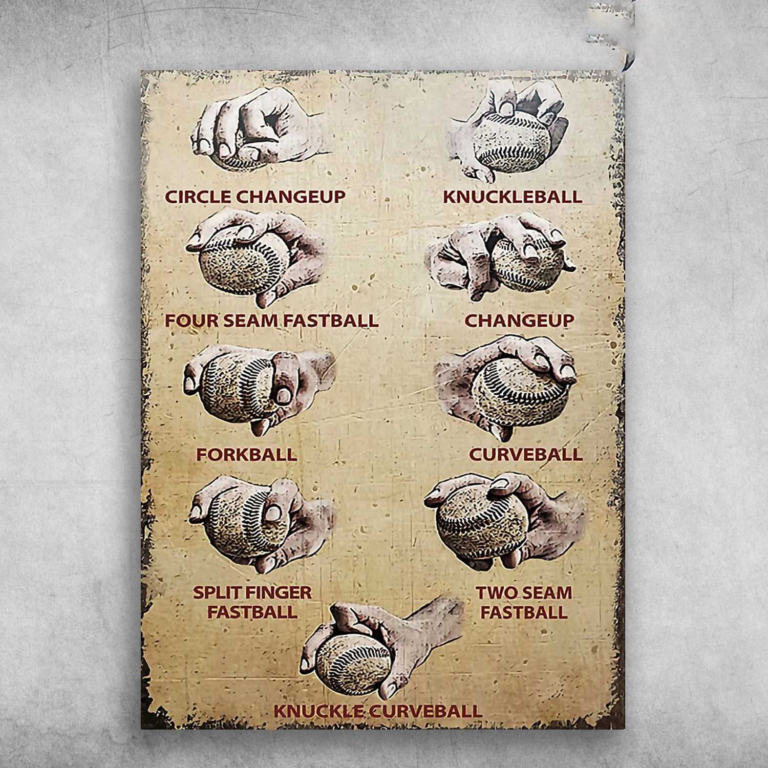 Baseball Pitching Grips - Circle Changeup, Split Finger Fastball ...