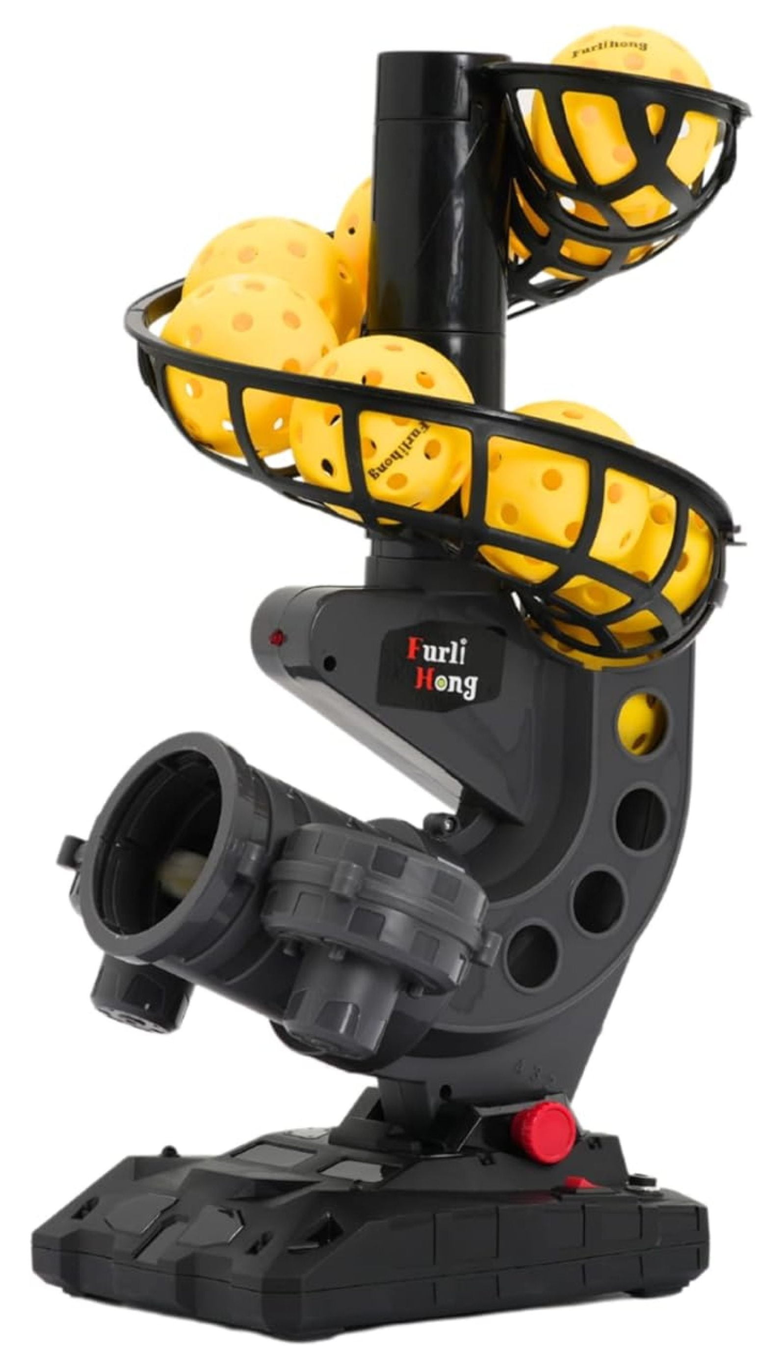 Baseball Pitching Machine, 4 Adjustable Angles, 3 Pitch Angles, Power ...