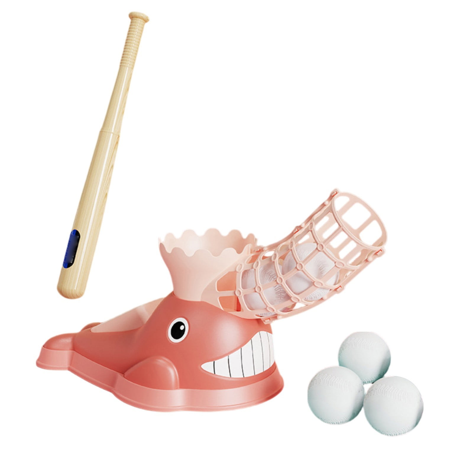 Baseball Pitching Machine for Kids, Foot Operated Launcher Indoor ...