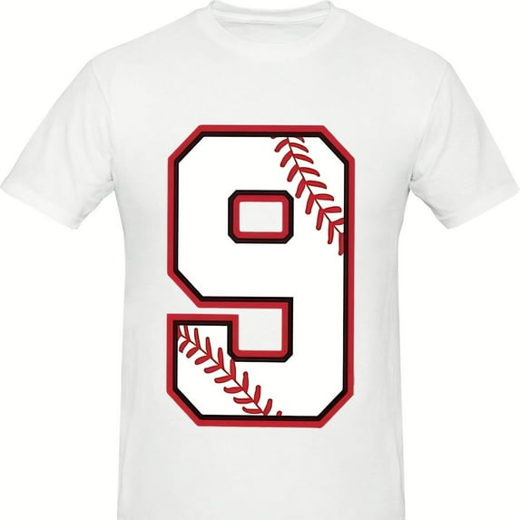 Baseball Player 9 Years Old Ninth Birthday Party T-S1Hirt, Gift Game ...