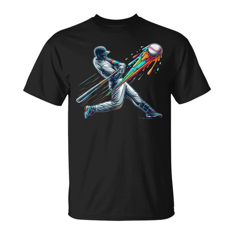 Baseball Player Drip TShirt - Walmart.com