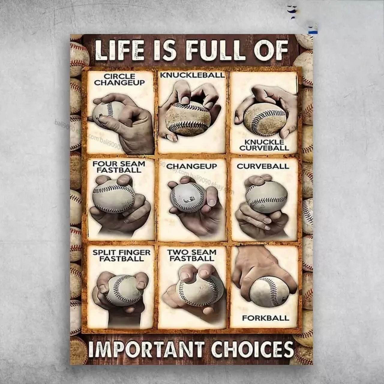 Baseball Player - Life Is Full Of Important Choices, Circle Changeup ...