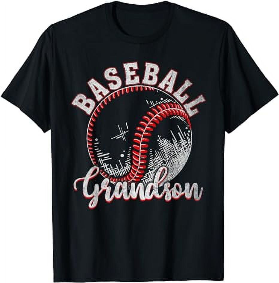 Baseball Player Matching Family Baseball Grandson T-Shirt - Walmart.com