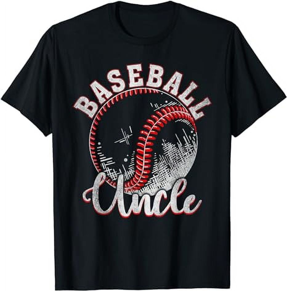 Baseball Player Matching Family Baseball Uncle T-Shirt - Walmart.com