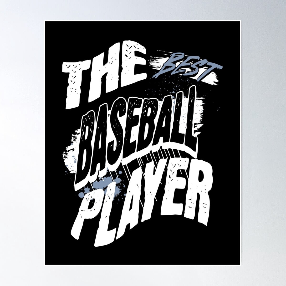 Baseball Player Poster Wall Art, Modern Wall Decor For Living Room ...