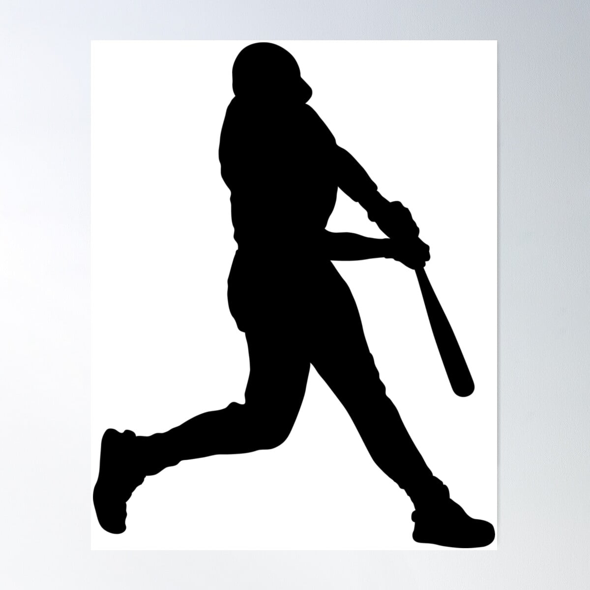 Baseball Player Poster Wall Art, Modern Wall Decor For Living Room ...