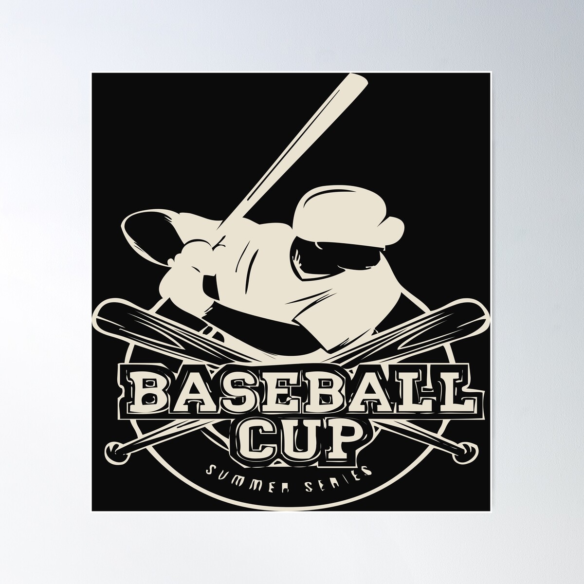 Baseball Player Poster Wall Art, Modern Wall Decor For Living Room ...