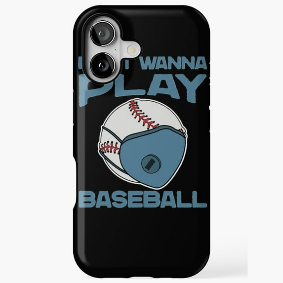 Baseball Player Quarantine Classic Sport Case with iPhone 17 to 11 Pro ...