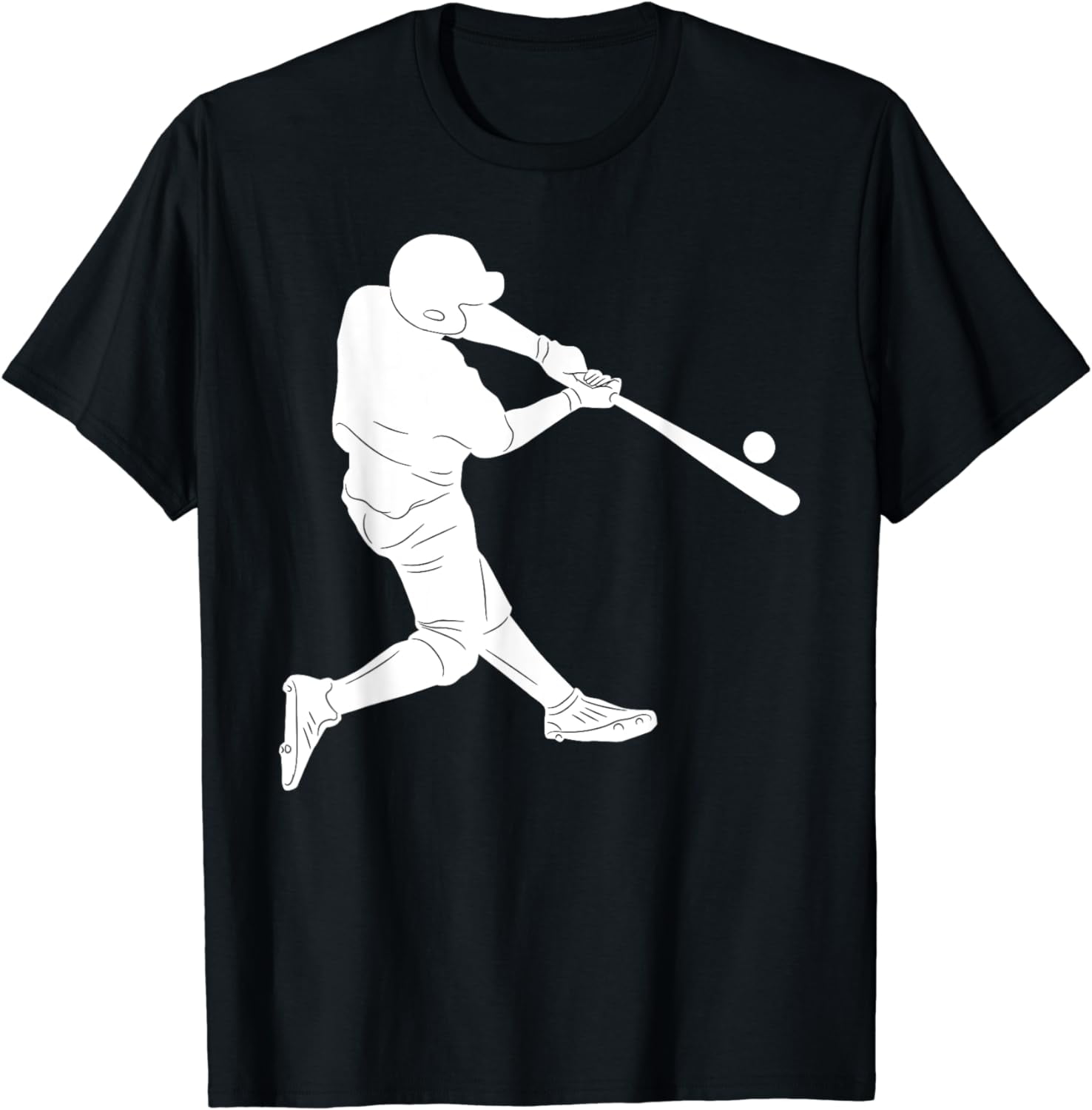 Baseball Player | Silhouette Batter Hitter Fans Gift T-Shirt - Walmart.com