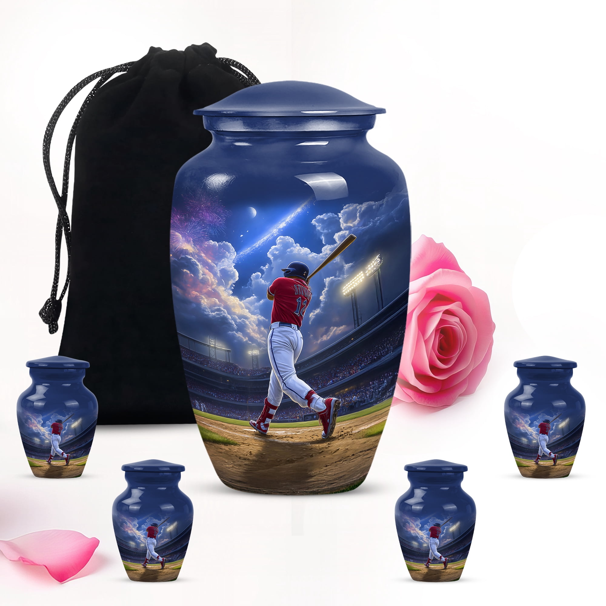 Baseball Player Small Memorial Urns For Human Ashes Adult Male - Large ...