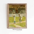Baseball Players Poster Baseball Vintage Sports Wall Art Print Baseball ...