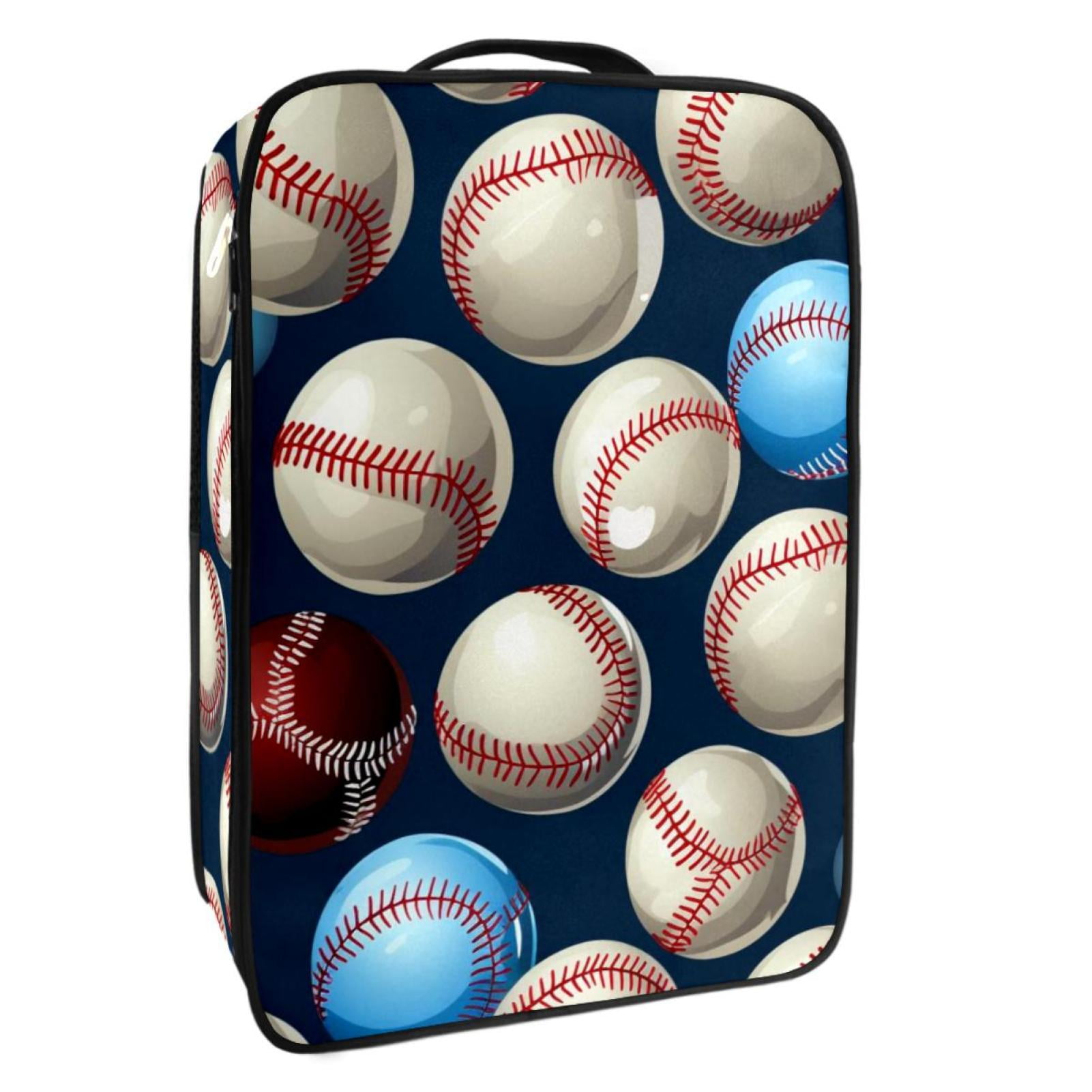Baseball Polyester Shoe Box Organizer - Spacious 23x31cm/9x12in Storage ...