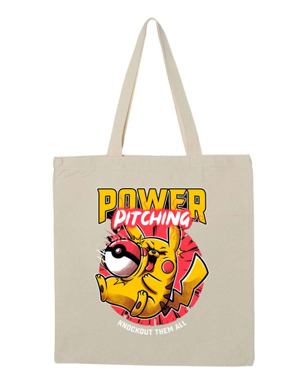 Baseball Power Tote Bag Anime Pitcher in Sports Crossover Style ...